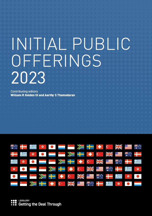 New Publication: Lexology Getting the Deal Through – Initial Public ...